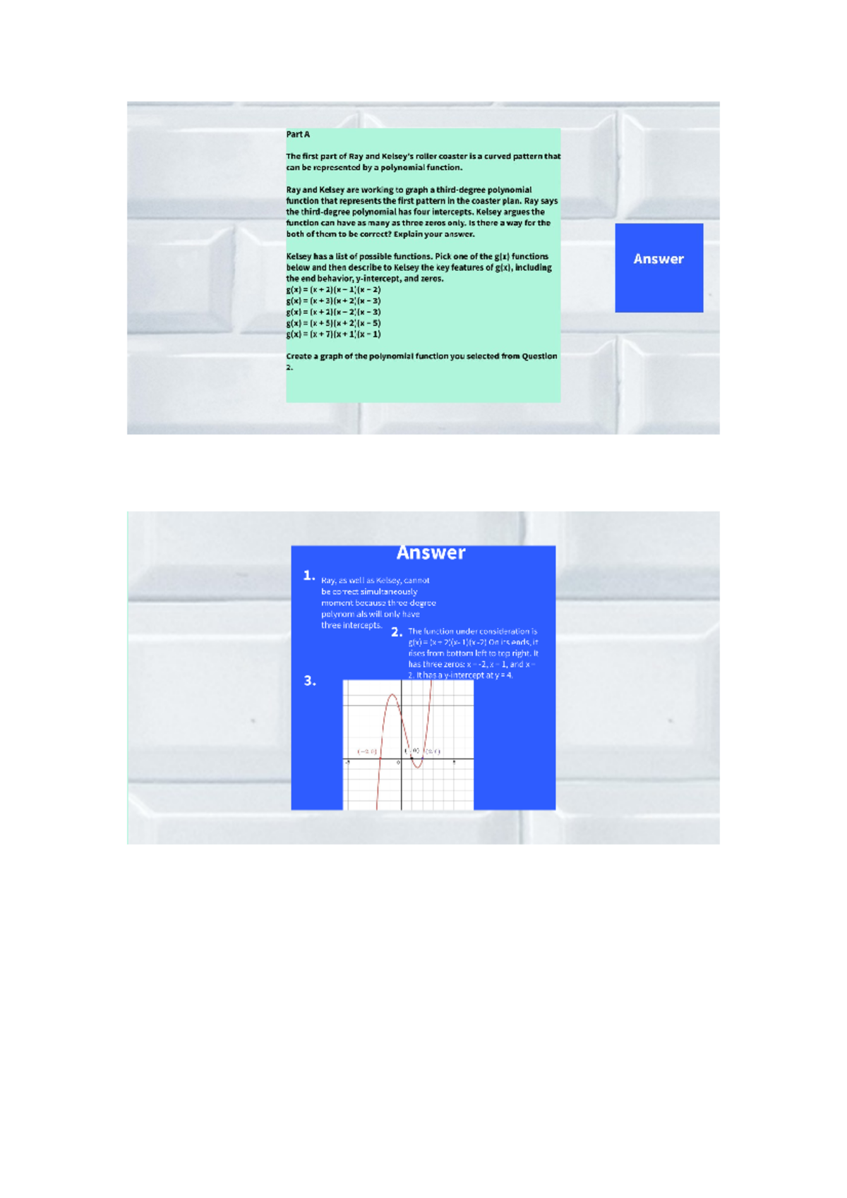07.05 Graphing Polynomial Functions - Software engineering - Studocu