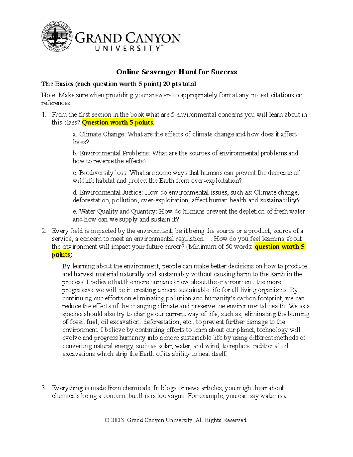 BIO 220 RS Online Scavenger Hunt For Success Resource - Online ...