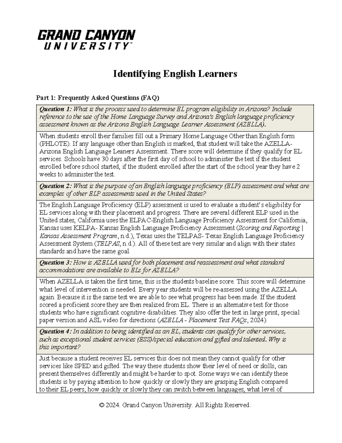 Program Eligibility for English Learners: Key FAQs and Insights - Studocu