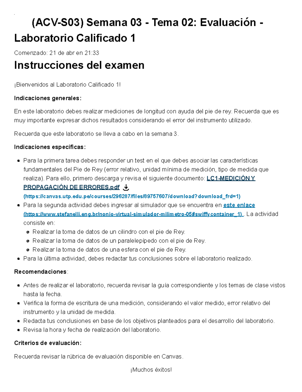 Examen (ACV-S03) Semana 03 - Tema 02 Evaluación - Laboratorio Calificado 1 - 🔴 (ACV-S03) Semana ...