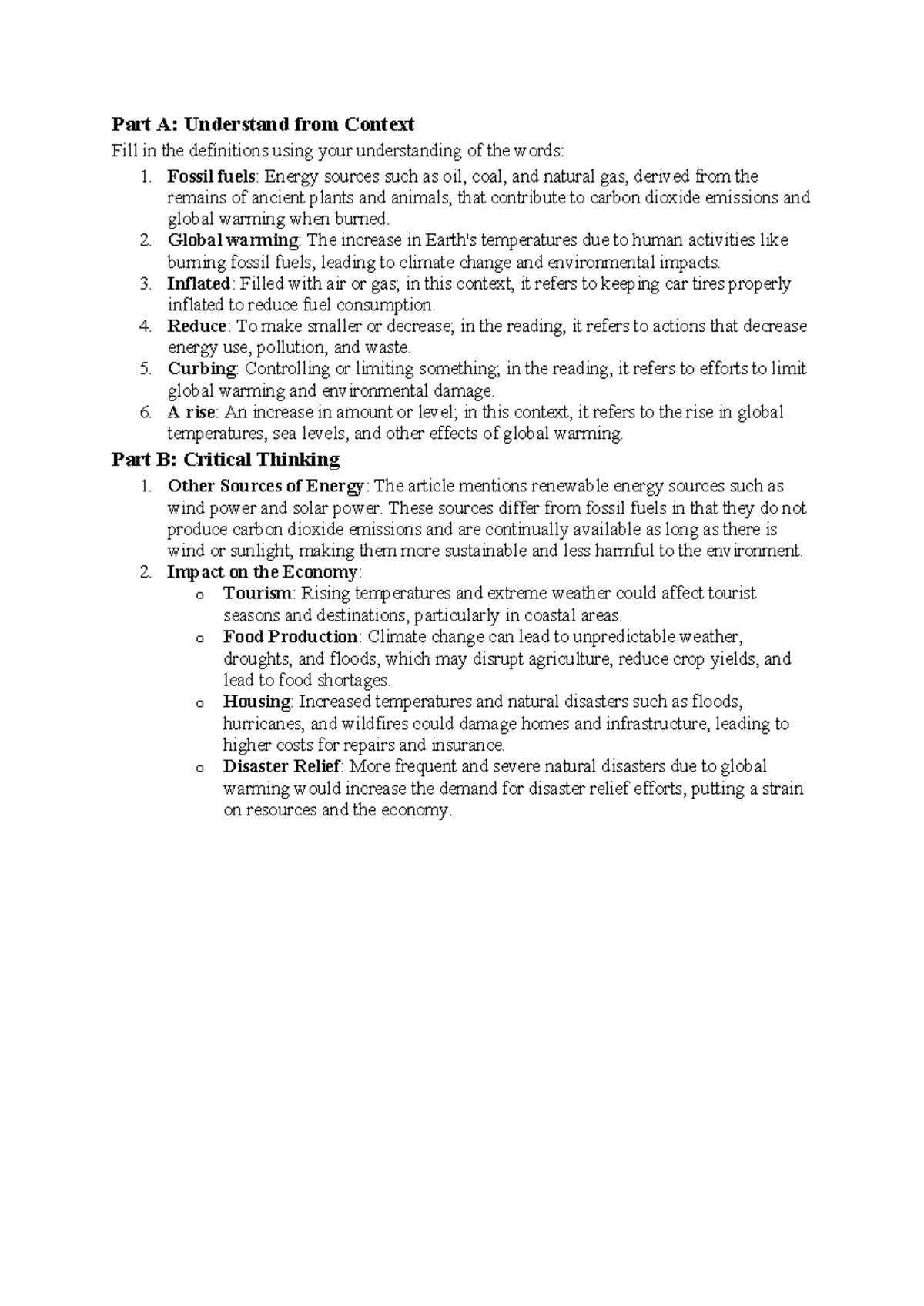 Session 23 - Bhhhhhh - Part A: Understand from Context Fill in the ...