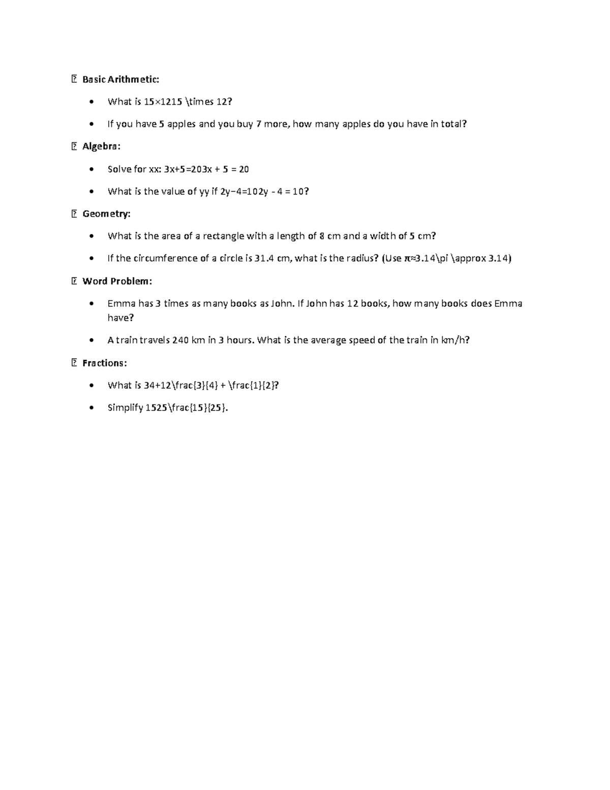 Basic Arithmetic & Word Problems - GRE 101 - Studocu