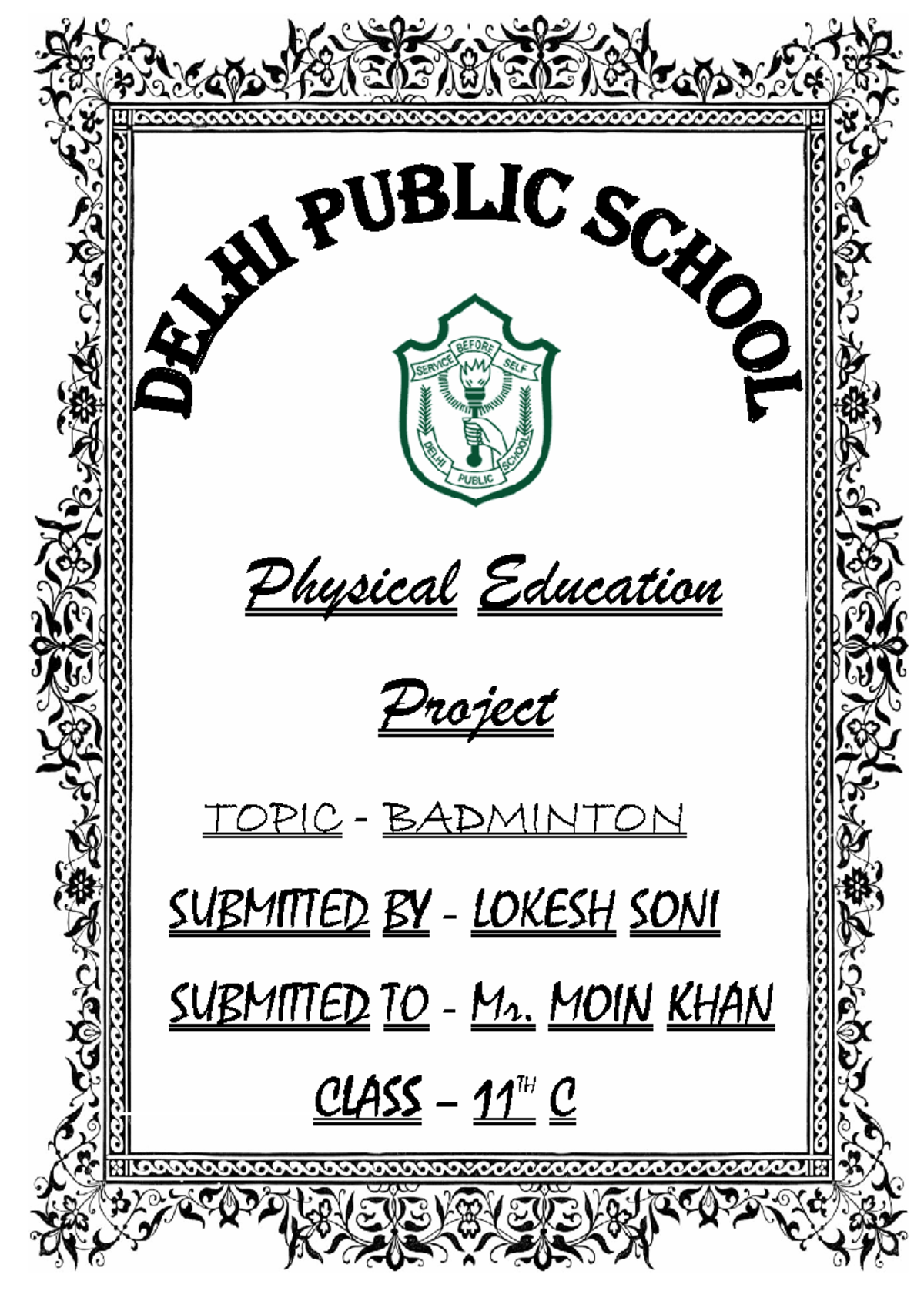 Class 12 Physical Education Project: Badminton Overview and Insights ...
