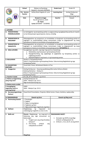 Grade 7- RLH - Reading like a historian - BSEd Social Studies - Document A: The Greater East ...