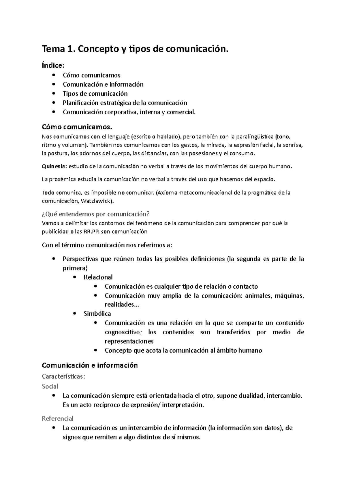 Audivisuales y rrpp - xnwejvbiubv d bruf ud9ucner - Tema 1. Concepto y ...