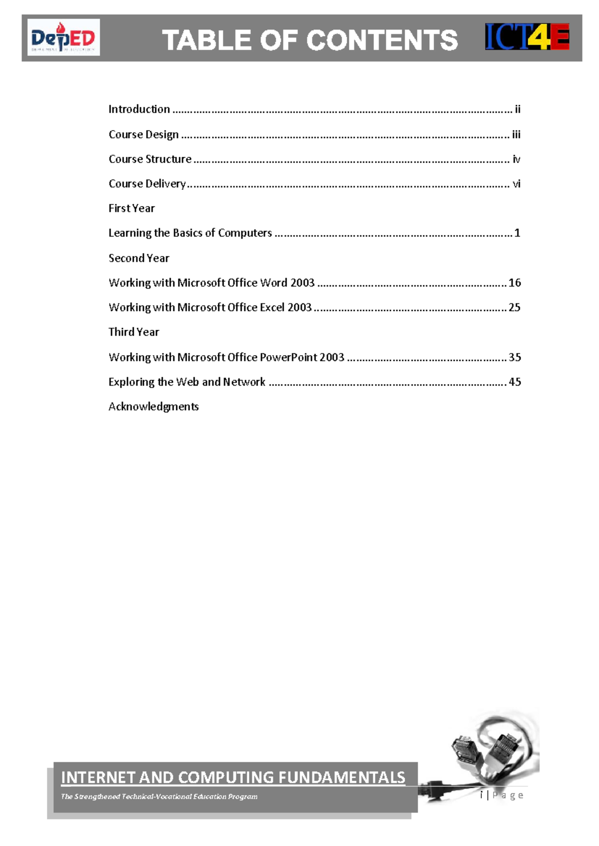ICF CBC 1st-3rd Year - Overview of Internet & Computing Fundamentals - Studocu