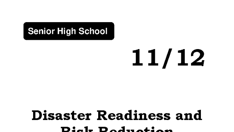 DRR 12 - Q2 Module 4: Understanding Fire Hazards and Safety - Studocu