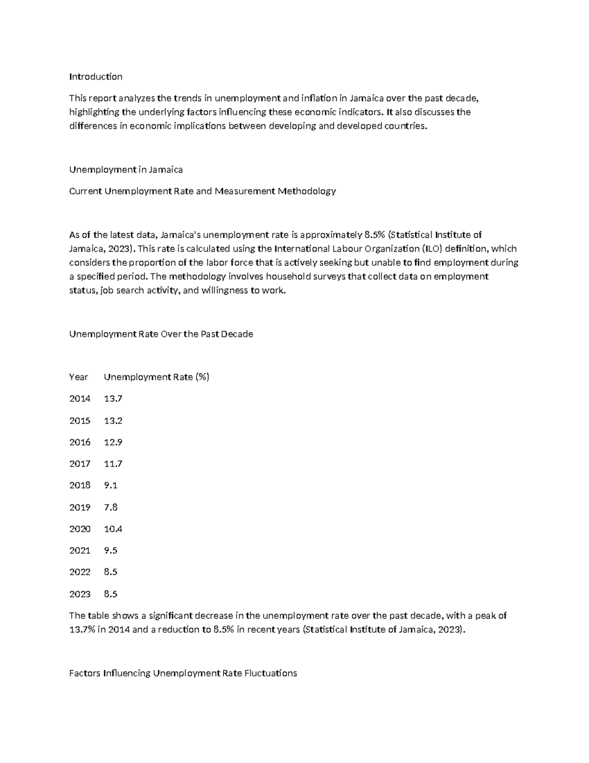 Assignment Activity-Wk 2 - Introduction This report analyzes the trends ...