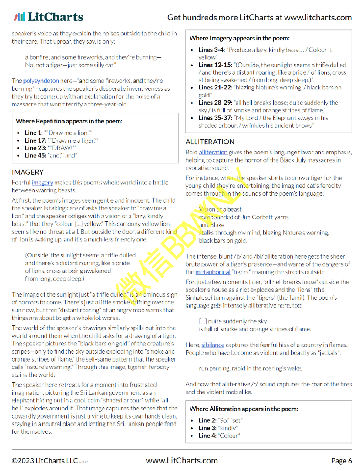 Lit Charts-animal-crackers (1) 6 - LitCharts Get hundreds more ...