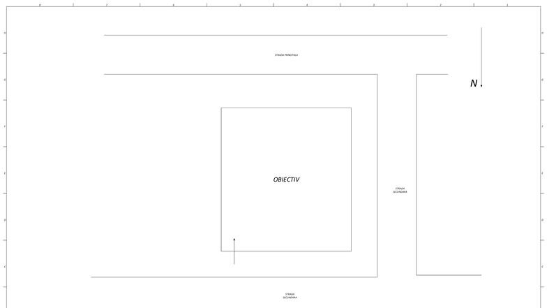 Planuri.Proiect: Strada Principala & Secundara Layout - Studocu