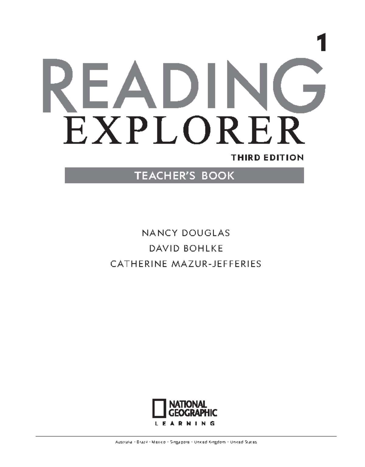 Reading Explorer 1 Teacher's Guide - Comprehensive Overview and Tips ...