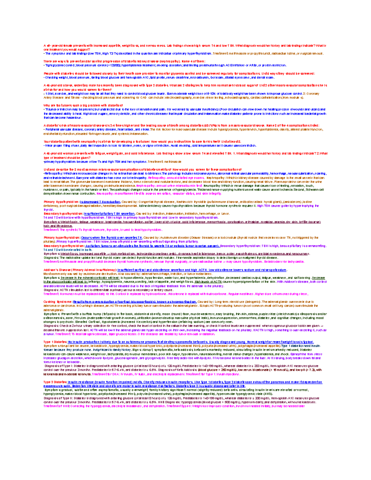 Endocrine System: Diabetes Mellitus and Thyroid Disorders Insights ...