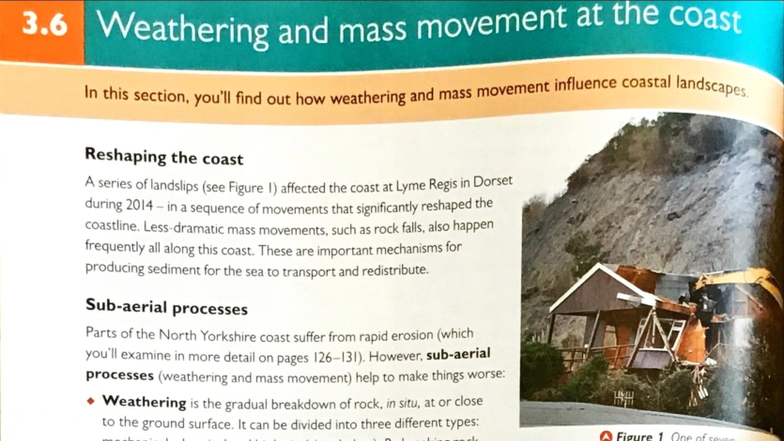 A20 Coastal Landscapes: Weathering & Mass Movement Insights - Studocu
