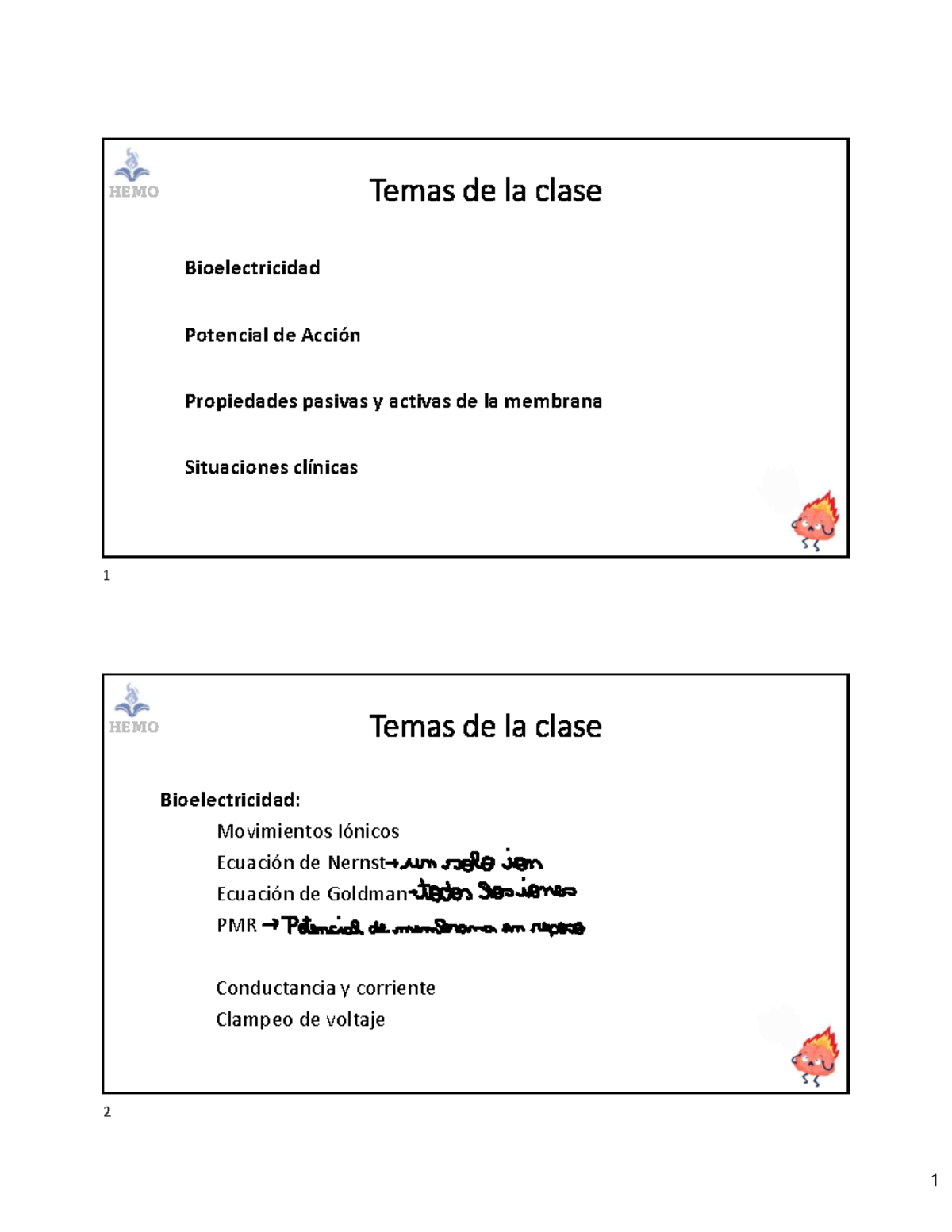 Bioelectricidad y Potencial de Acción: Temas Clave HEMO cat 1 - Studocu
