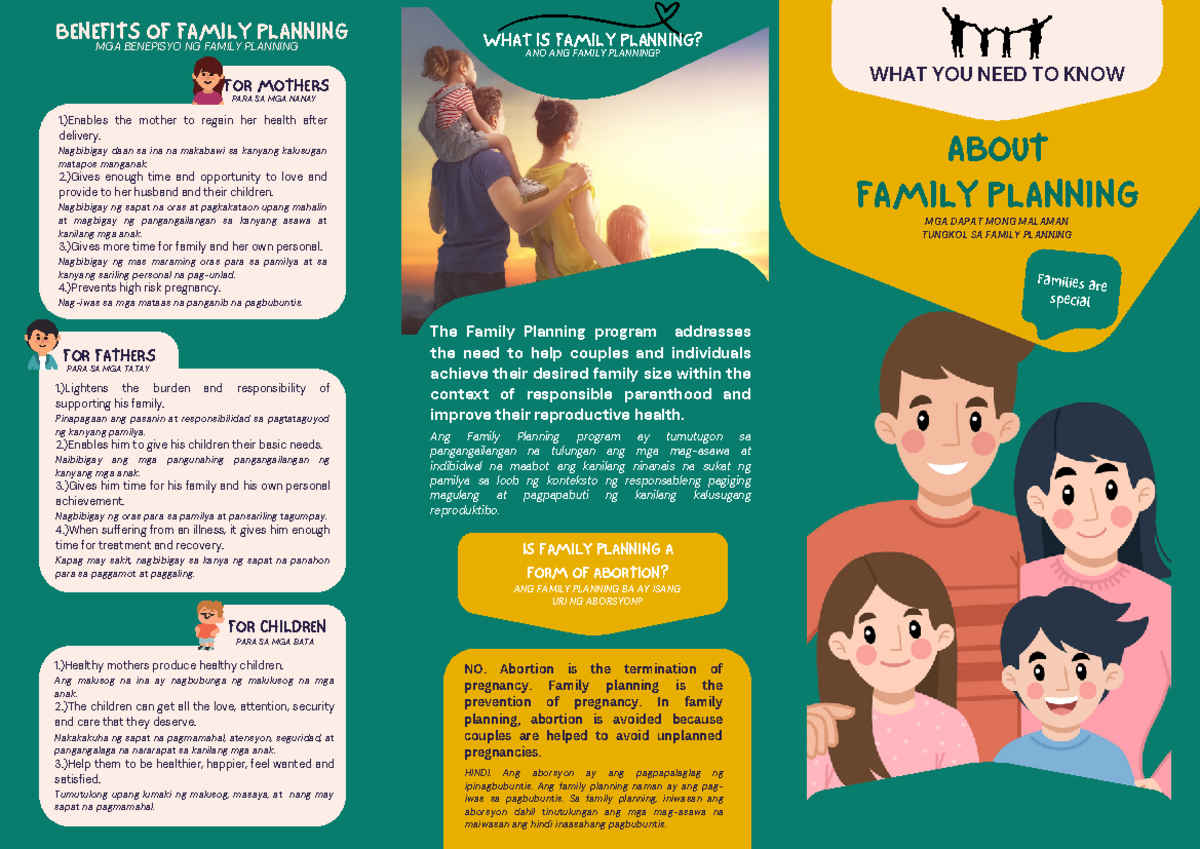 Family Planning Program: Key Insights & Benefits for Couples - Studocu