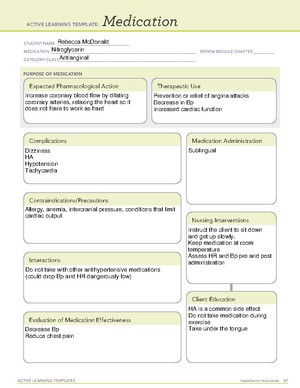 Carbamide Peroxide (Debrox) Med Card - ACTIVE LEARNING TEMPLATES ...