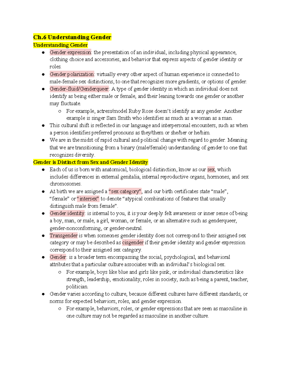 Ch.6 Gender Dynamics: Understanding Identity, Expression, and Roles ...