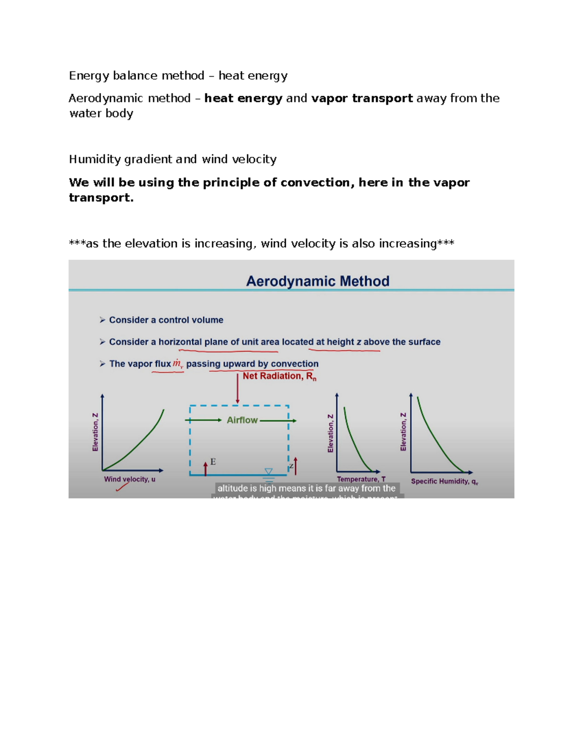 Climate Science Investigations: Aerodynamics Method in Heat Energy ...