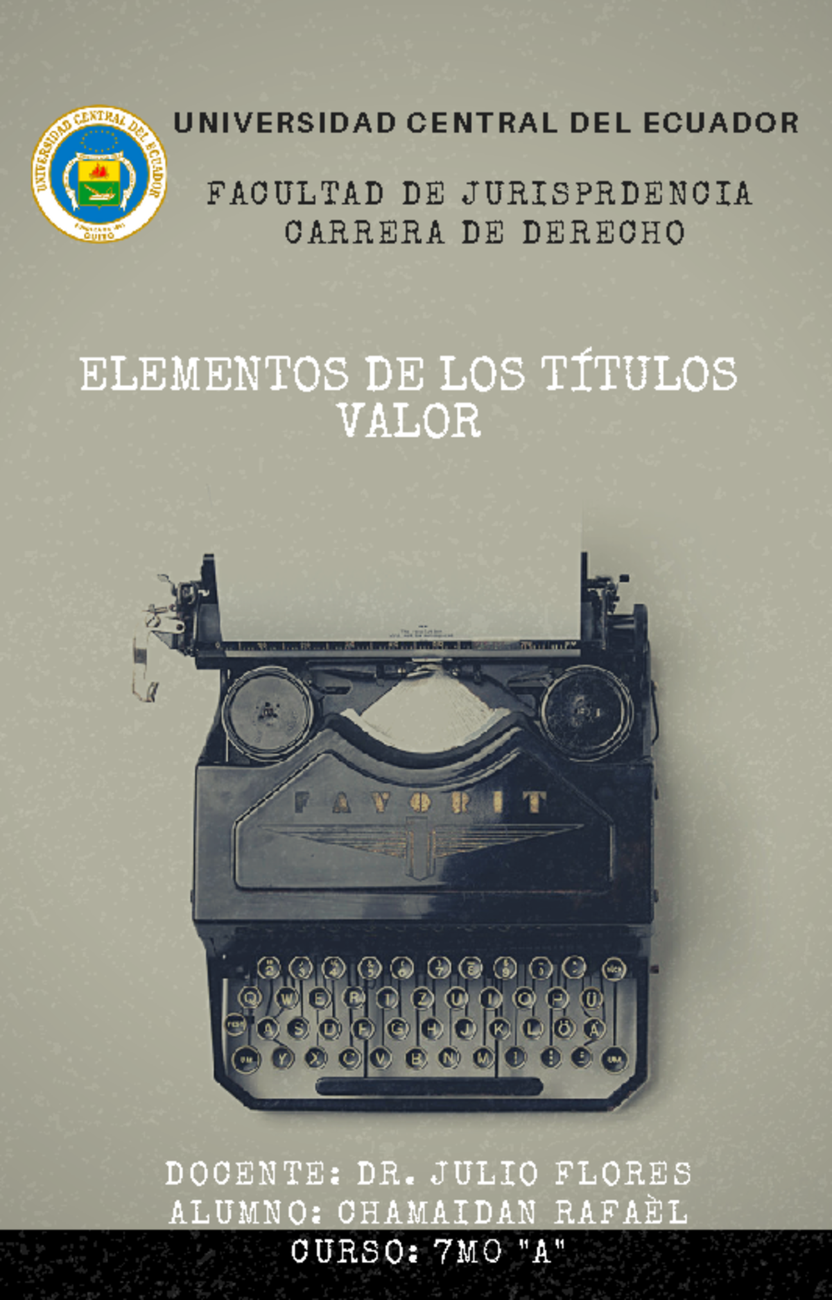 T3-Elementos de los títulos valores Word - UNIVERSIDAD CENTRAL DEL ...