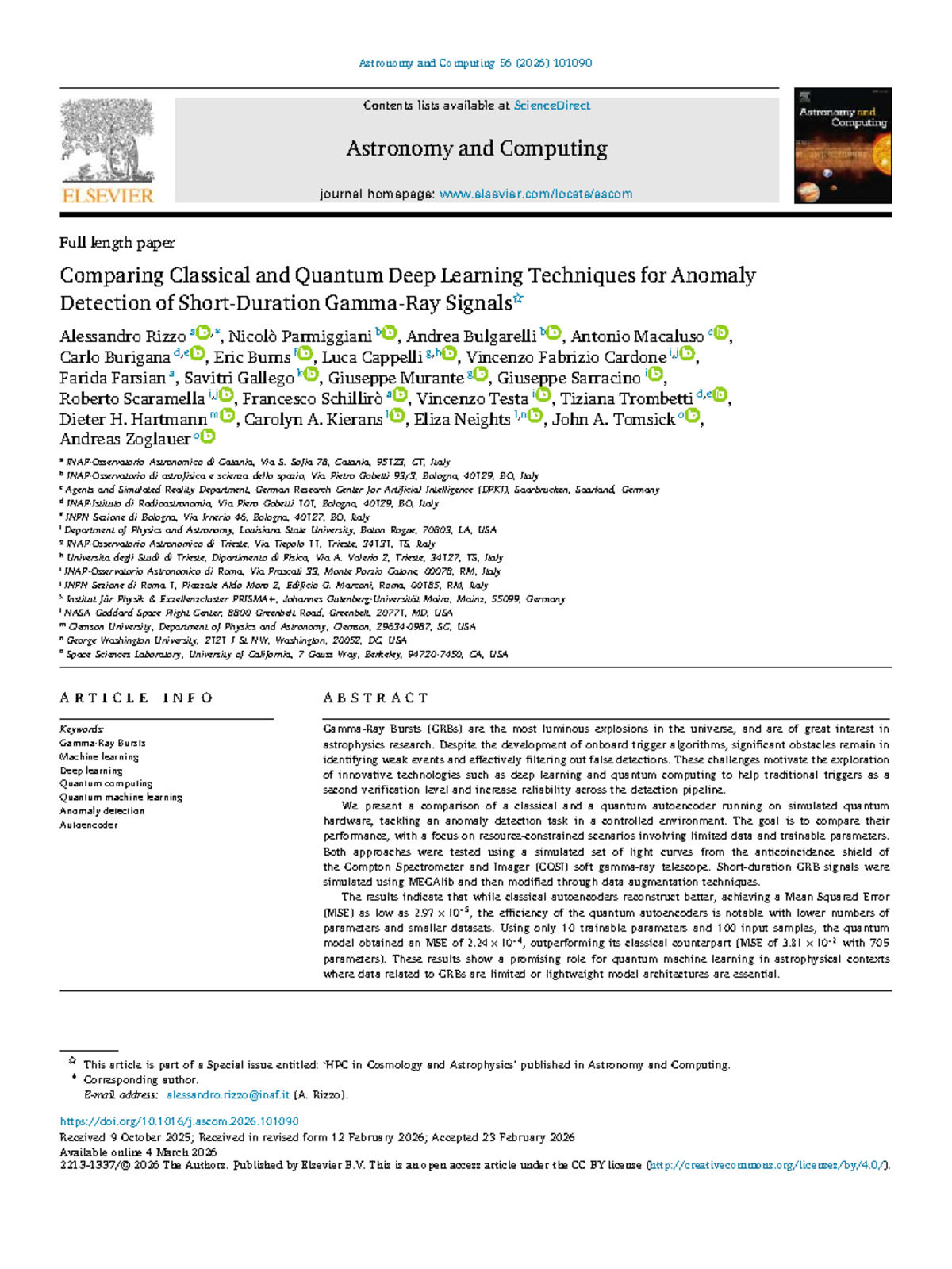 Comparing Classical and Quantum Deep Learning for Anomaly Detection in ...