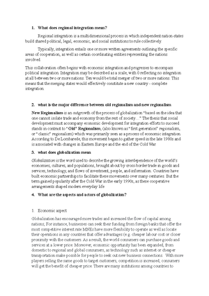 Global Trends Chapter 1 Note – Campus Handout - Global Trends Chapter 1 ...