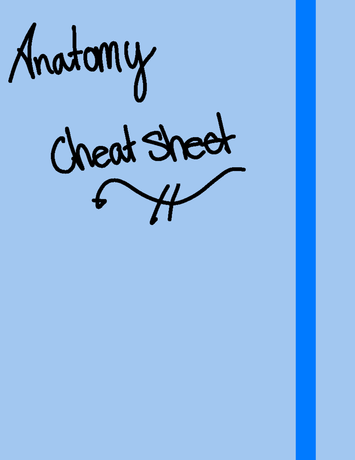 Anatomy & Physiology Cheat Sheet - LAVC Simon Whales - Studocu