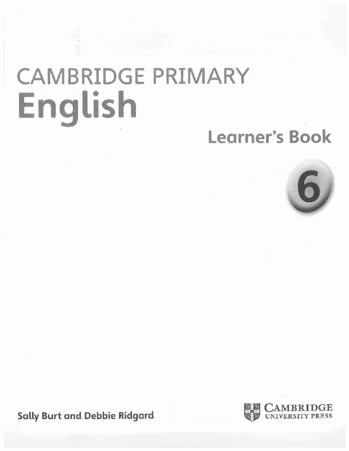 Cambridge Primary English 6 Learner's Book Overview and Insights - Studocu
