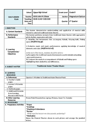 LP3-Health - Lesson Plan in Quarter 3 Module 3, Issues in the ...