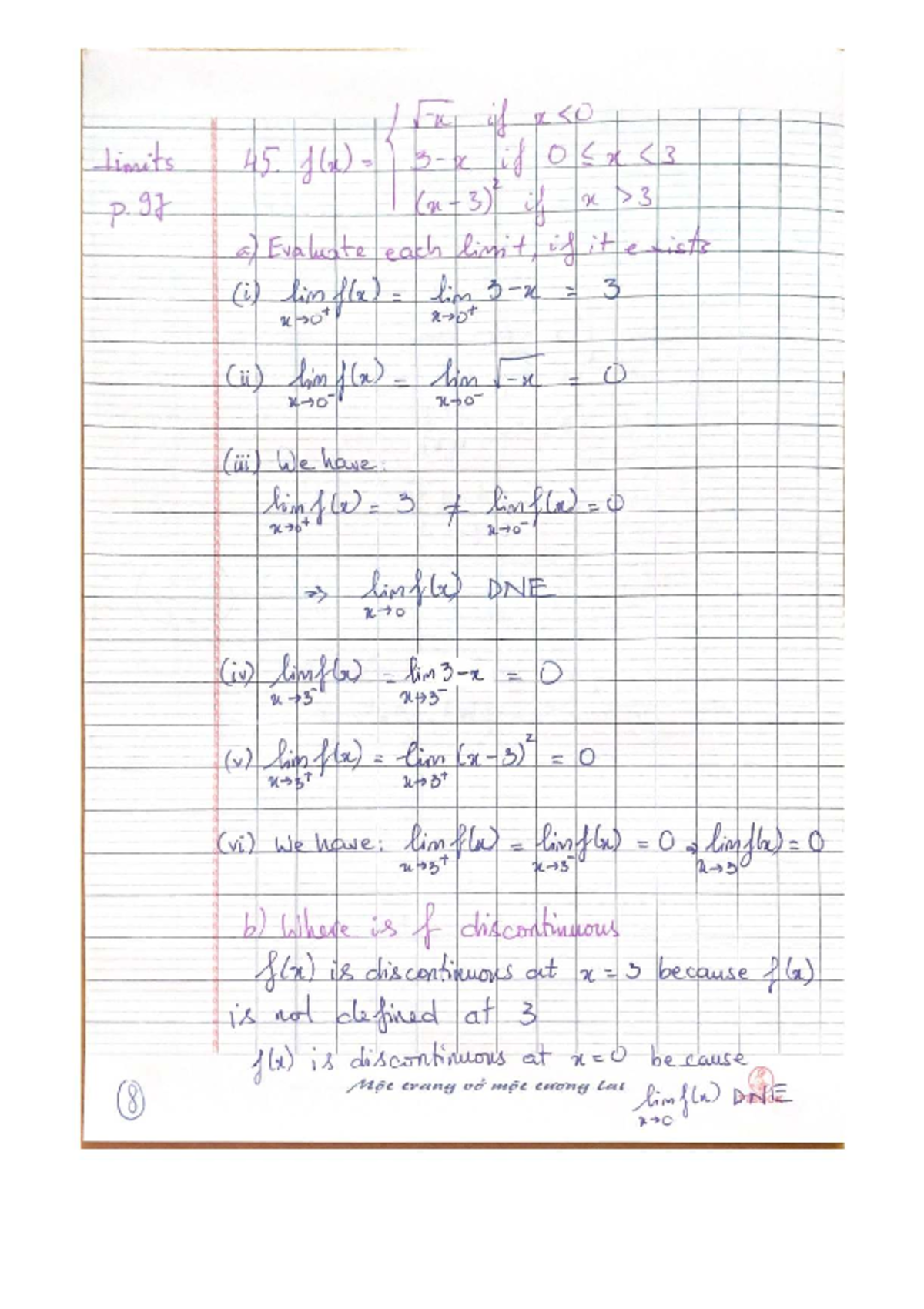 Calculus 1 (MATH 82422) Chapter 1: Evaluating Limits and ...