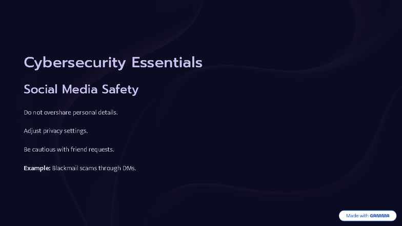 Cyber Security Masterclass: Essentials of Social Media Safety - Studocu