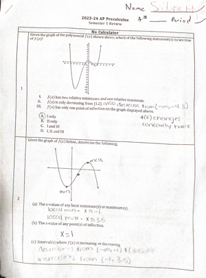 Precalculus Exam 1 Workout Plan and Schedule - Studocu