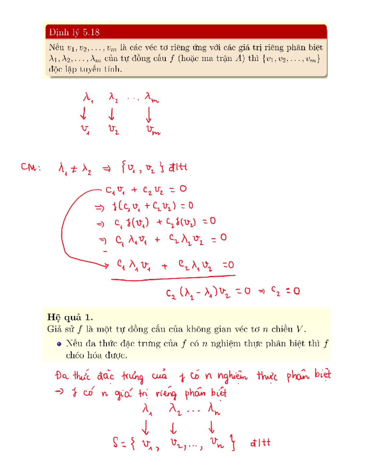 Chương 4-5: Đặc Trưng và Chéo Hóa Ma Trận trong Không Gian Véc Tơ - Studocu