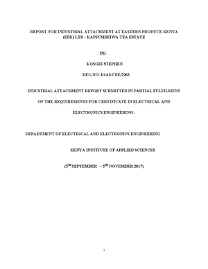 Electrical Installation Curriculum level 5 - TVET CURRICULUM ...
