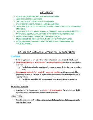 15.4 AQA Psych CC Aggression - Institutional Aggression - © tutor2u AQA ...