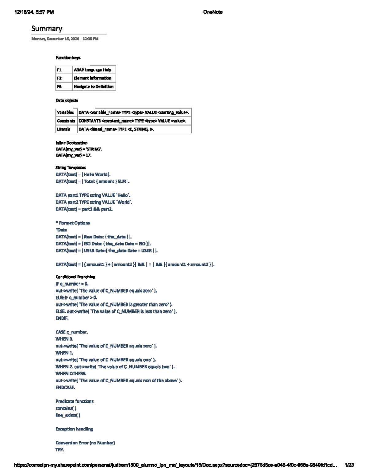 ABAP Cloud Programming Concepts and Syntax Overview (Course Code: 5:57 ...