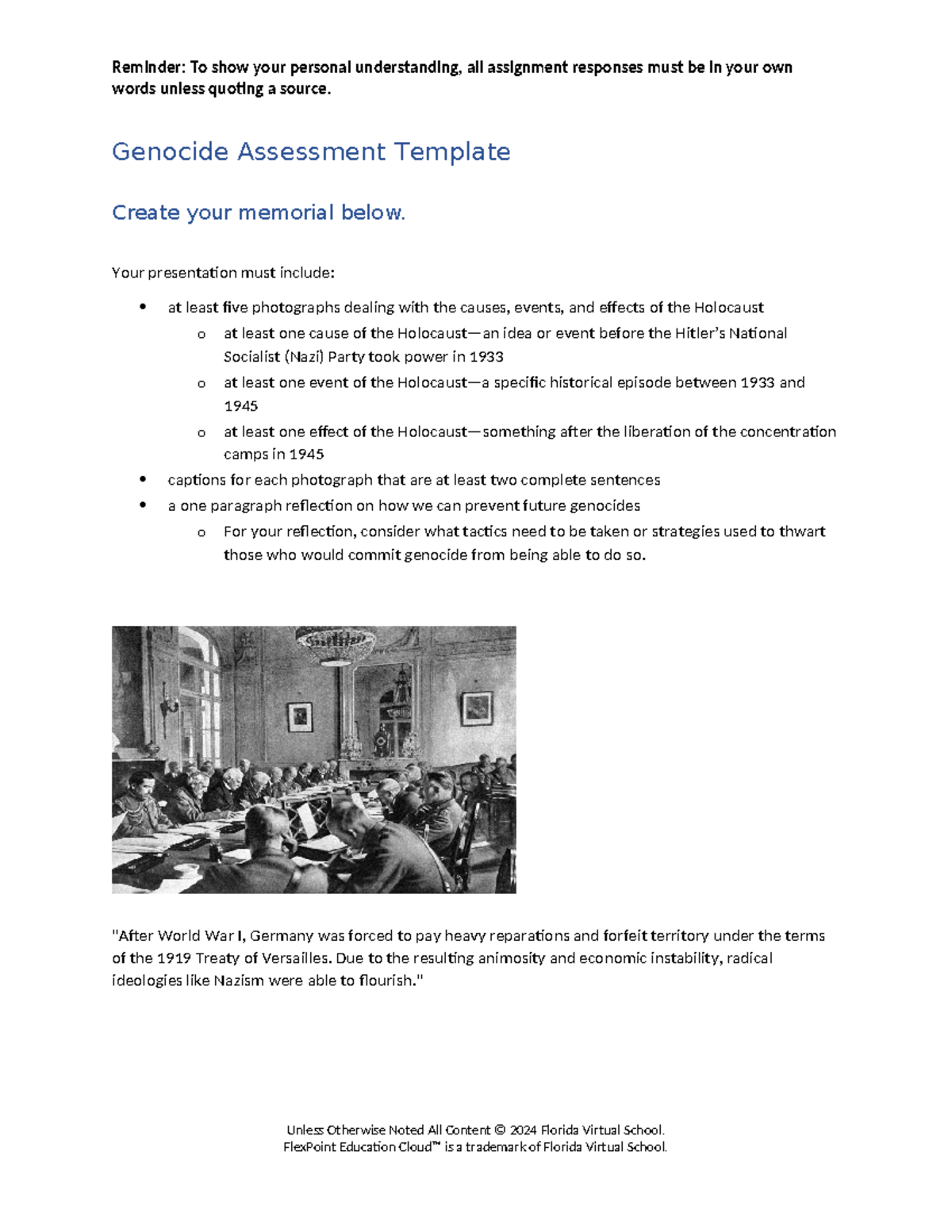7.06 Genocide Assignment: Holocaust Causes, Events, and Effects - Studocu