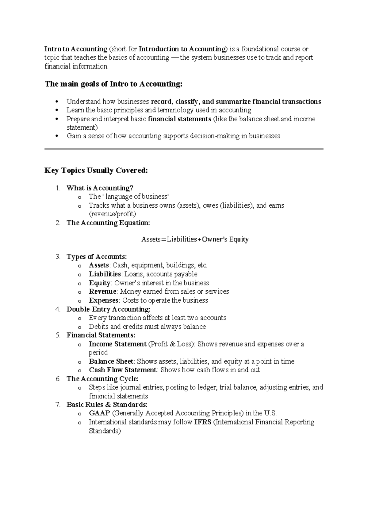 Intro to Accounting: Key Concepts and Financial Data Analysis 3 - Studocu