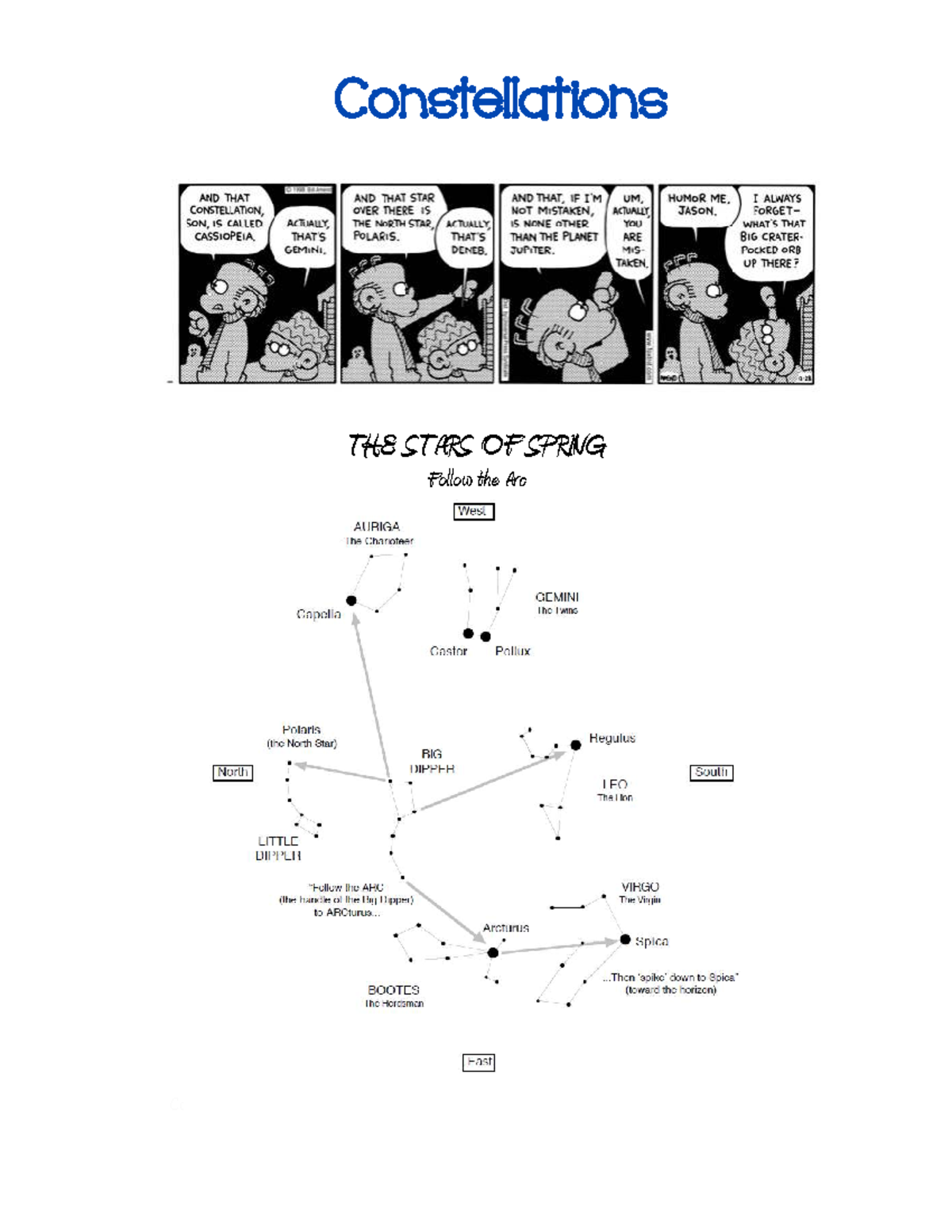 Constellations and Myths: A Comprehensive Guide to the Stars - Studocu