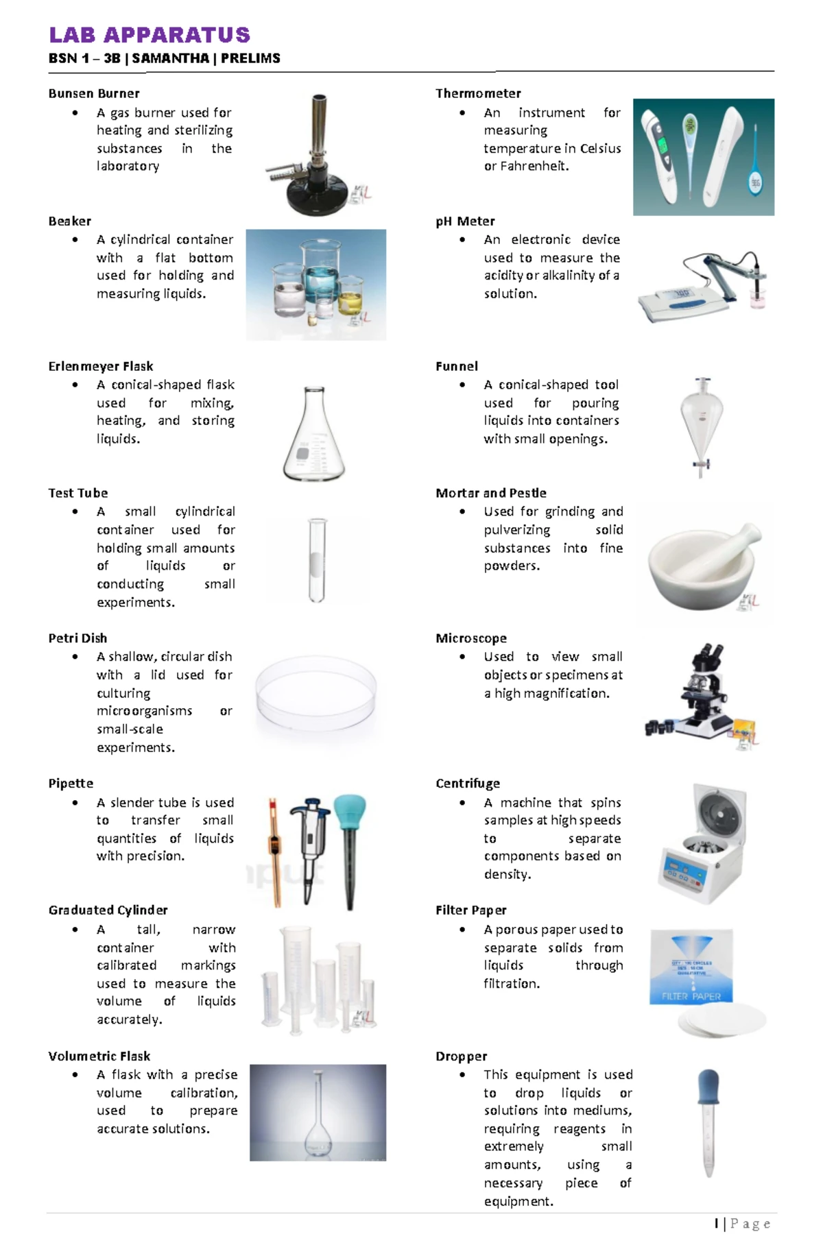lipids experiment - so, for the materials for conducting this ...