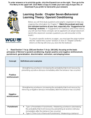 Chapter 13 Learning Guide Part I - To enter answers or to print this ...