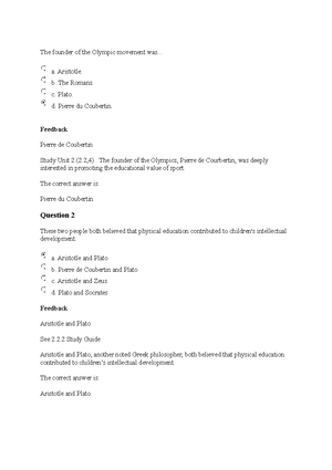 [Solved] Design an outline for a first term PE program considering your ...