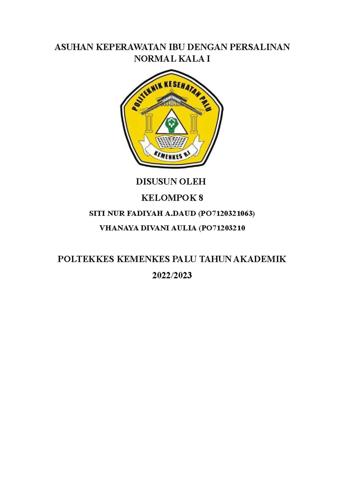 Laporan Mankep PMI - askep - LAPORAN MANAJEMEN KEPERAWATAN DI RUANG ICU RUMAH SAKIT PMI KOTA ...