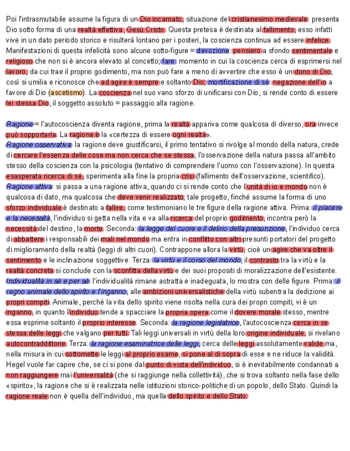 Filosofia 2 - Hegel: La Coscienza e la Ricerca di Dio nel Medioevo ...
