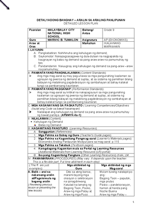 SGC Action PLAN - Republic of the Philippines Department of Education ...