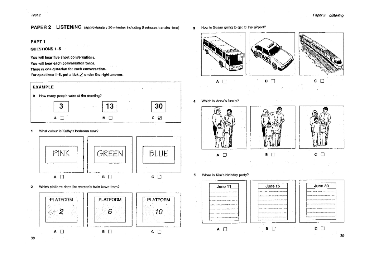 Listening KET 3 Test 2 - Comprehensive Practice Guide for Students ...