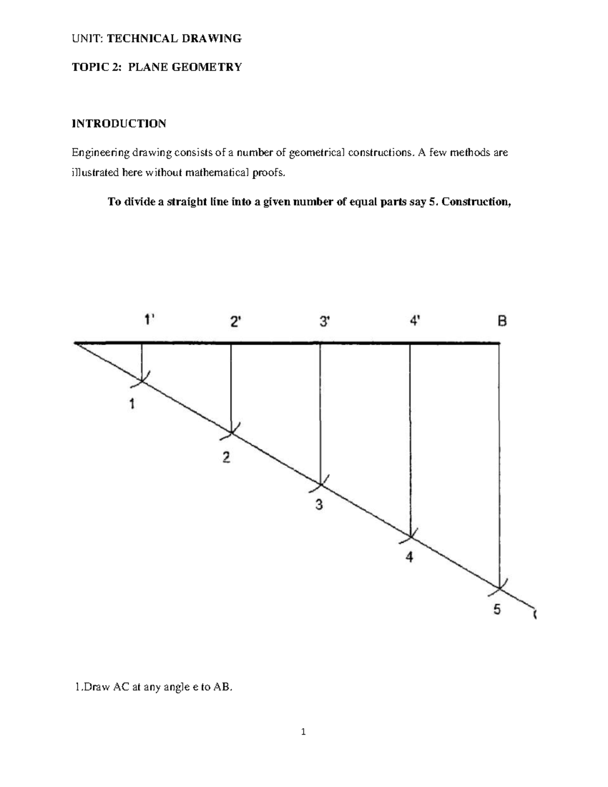 Polygons - Technical Drawing Lecture Notes 3 - Studocu