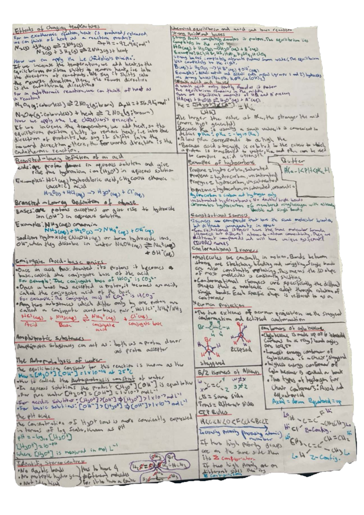 Module 4 - Notes on Exothermic Reactions and Acid-Base Equilibria - Studocu
