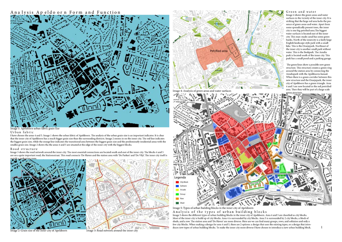 Analysis of Form and Function in Apeldoorn Urban Design (A3) - Studeersnel