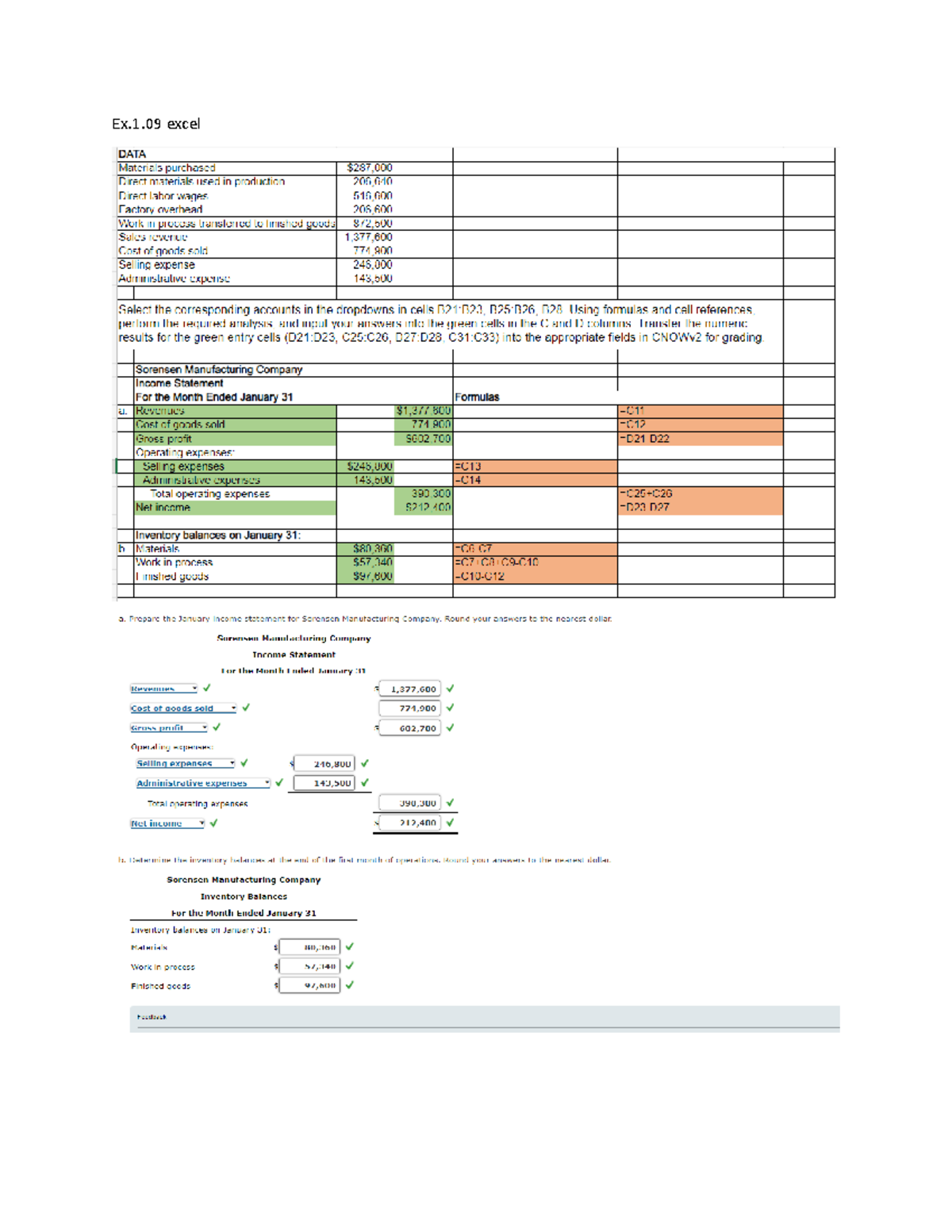 All problem questions - Ex.1 excel Problem set module 2: Tmm. Total variable costs $fill in the ...