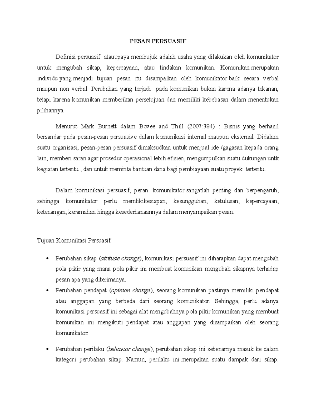 Pesan Persuasif dalam Komunikasi Bisnis - Konsep & Teknik Efektif - Studocu